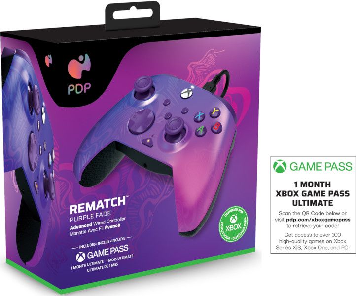 Mando PDP Rematch Purple Fade + Game Pass 1 Mes Mando PDP Rematch Purple Fade + Game Pass 1 Mes